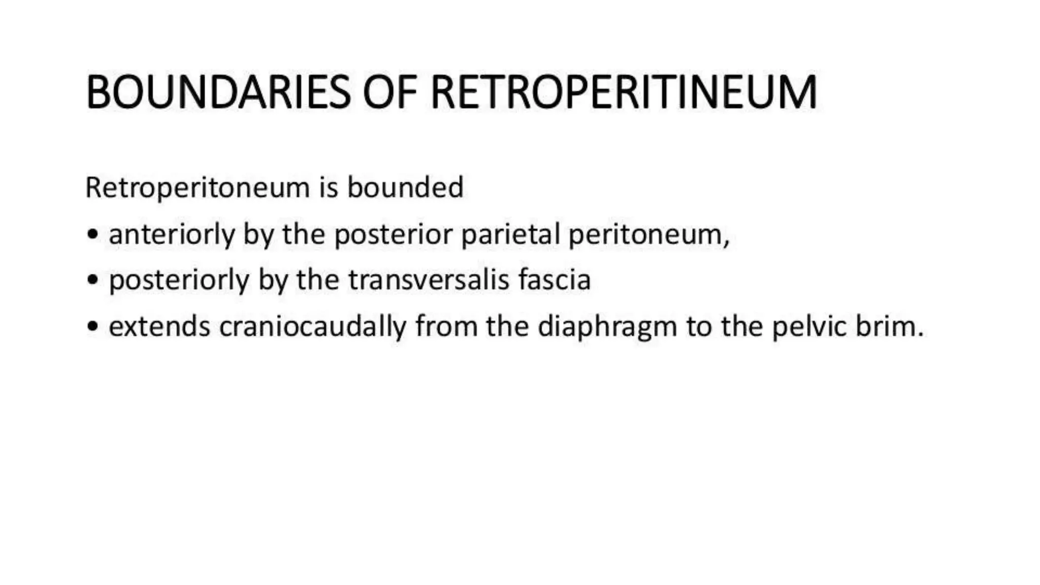 Radioanatomy of retroperitoneal space | PPTX