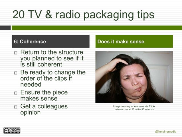 Radio and TV packaging tips | PPTX