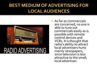 Radio as a medium of mass communication | PPTX