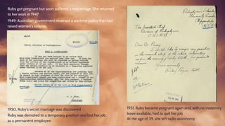 Ruby-Payne Scott: Pioneer of Modern Radio Astronomy | PPT