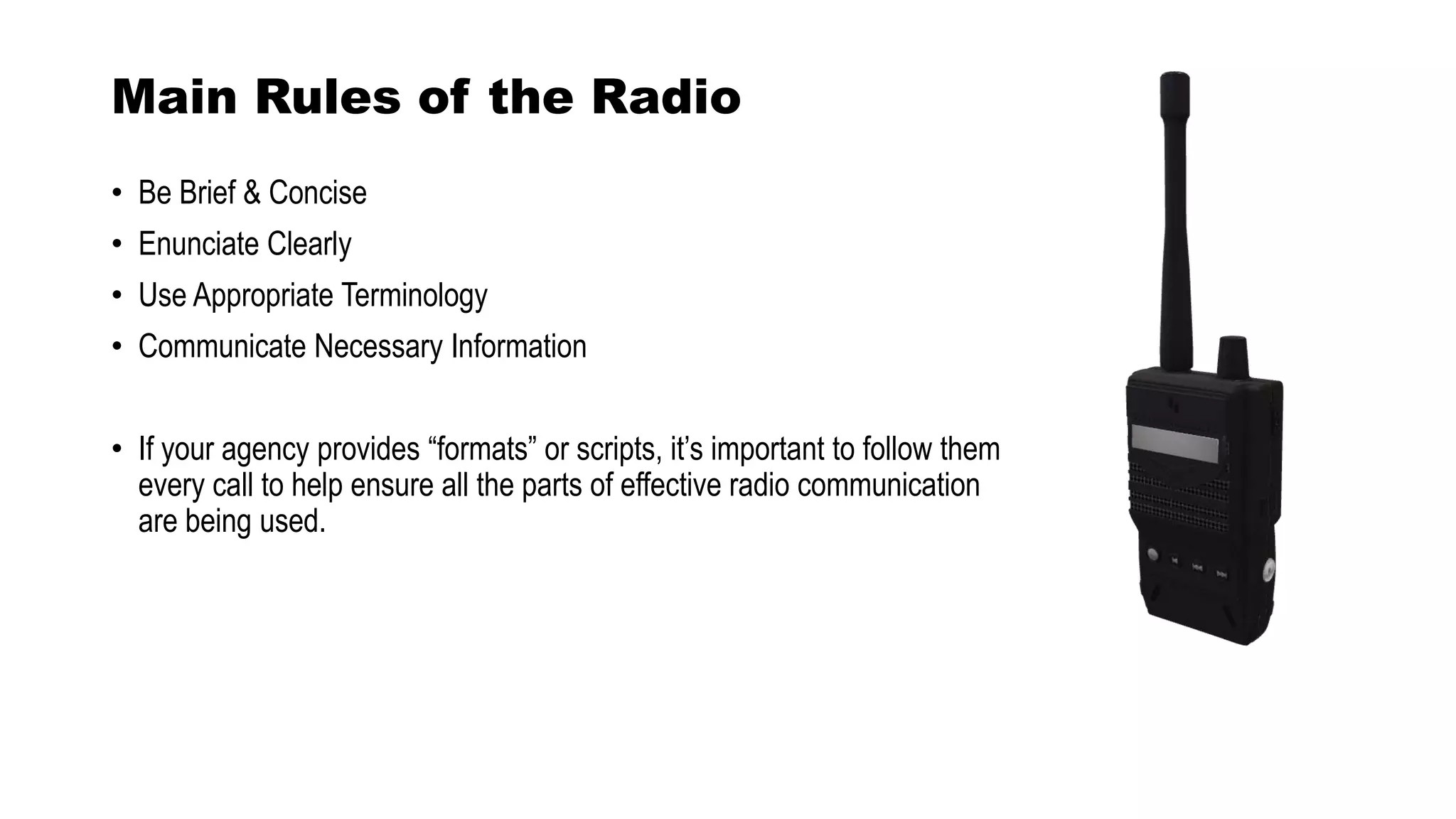 Radio best practices | PPTX
