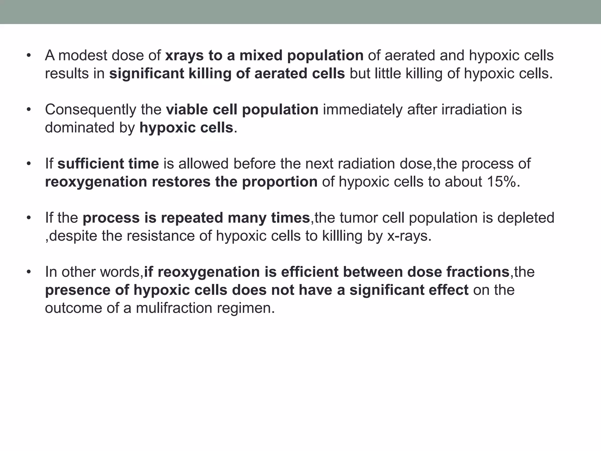 4 R's of radiobiology | PPTX