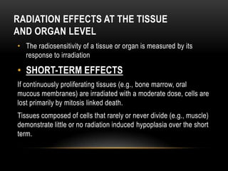 Radiobiology | PPTX