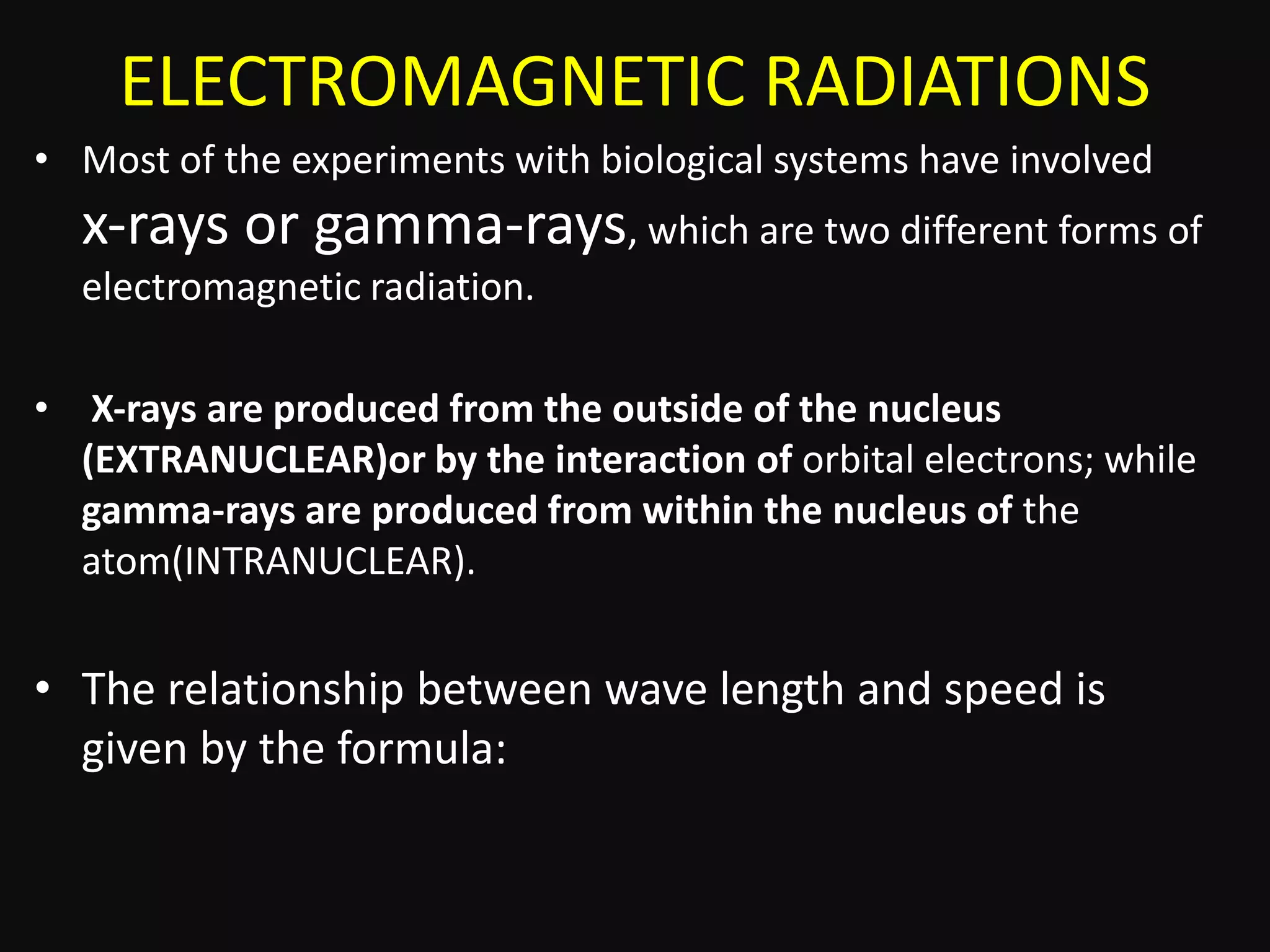 Radiobiology -Physics and Chemistry of Radiation Absorption | PPTX