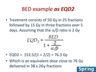 RADIOBIOLOGY GYN MARPLES.pdf | Cancer | Diseases and Conditions