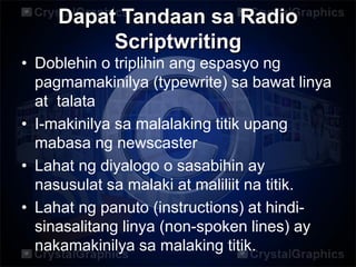 Radio broadcast 2 | PDF