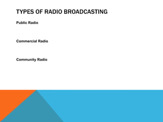 Radio broadcasting | PPT
