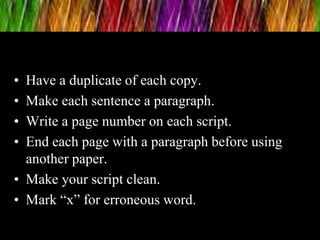 Radio Script writing and Broadcasting | PPTX