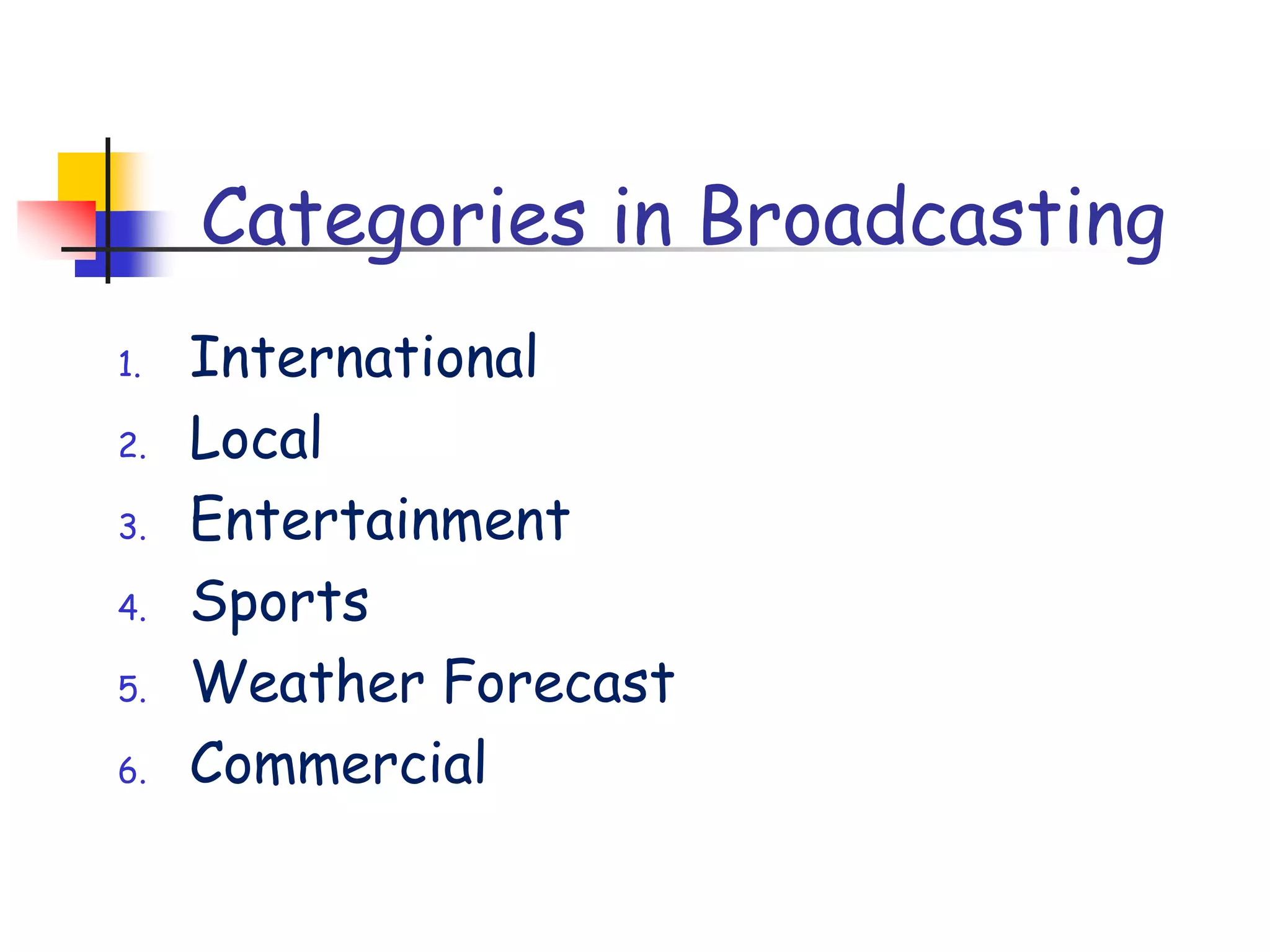 Radio broadcasting | PPTX