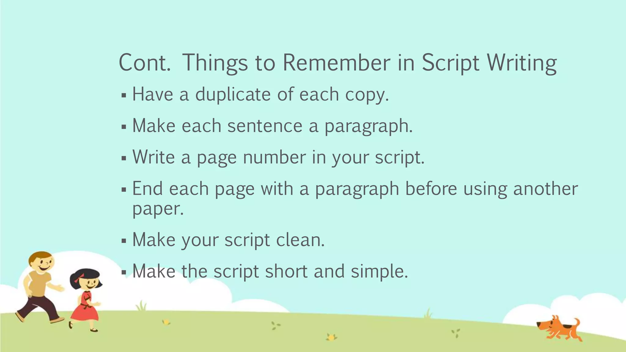 Radio broadcasting and scriptwriting | PPTX