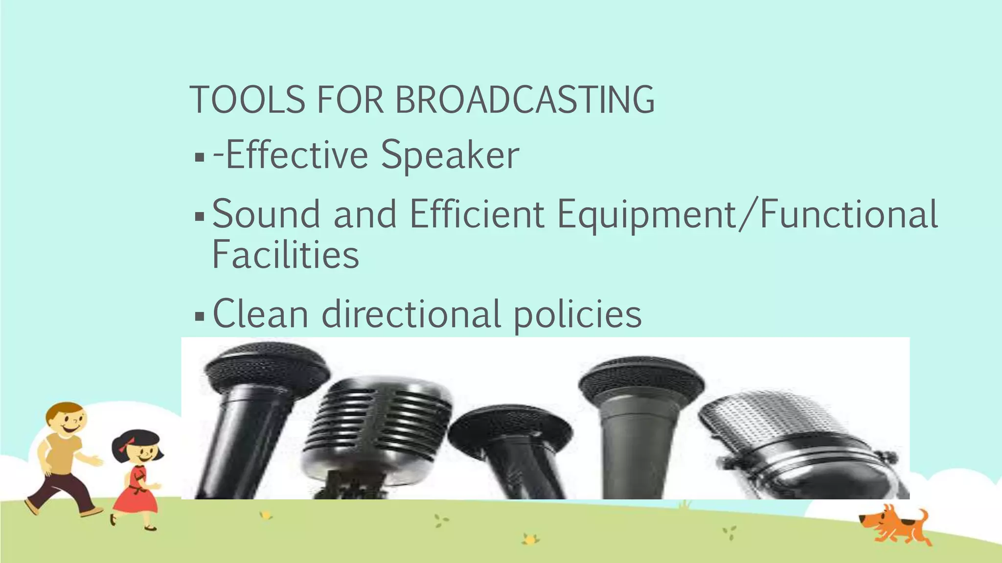 Radio broadcasting and scriptwriting | PPTX