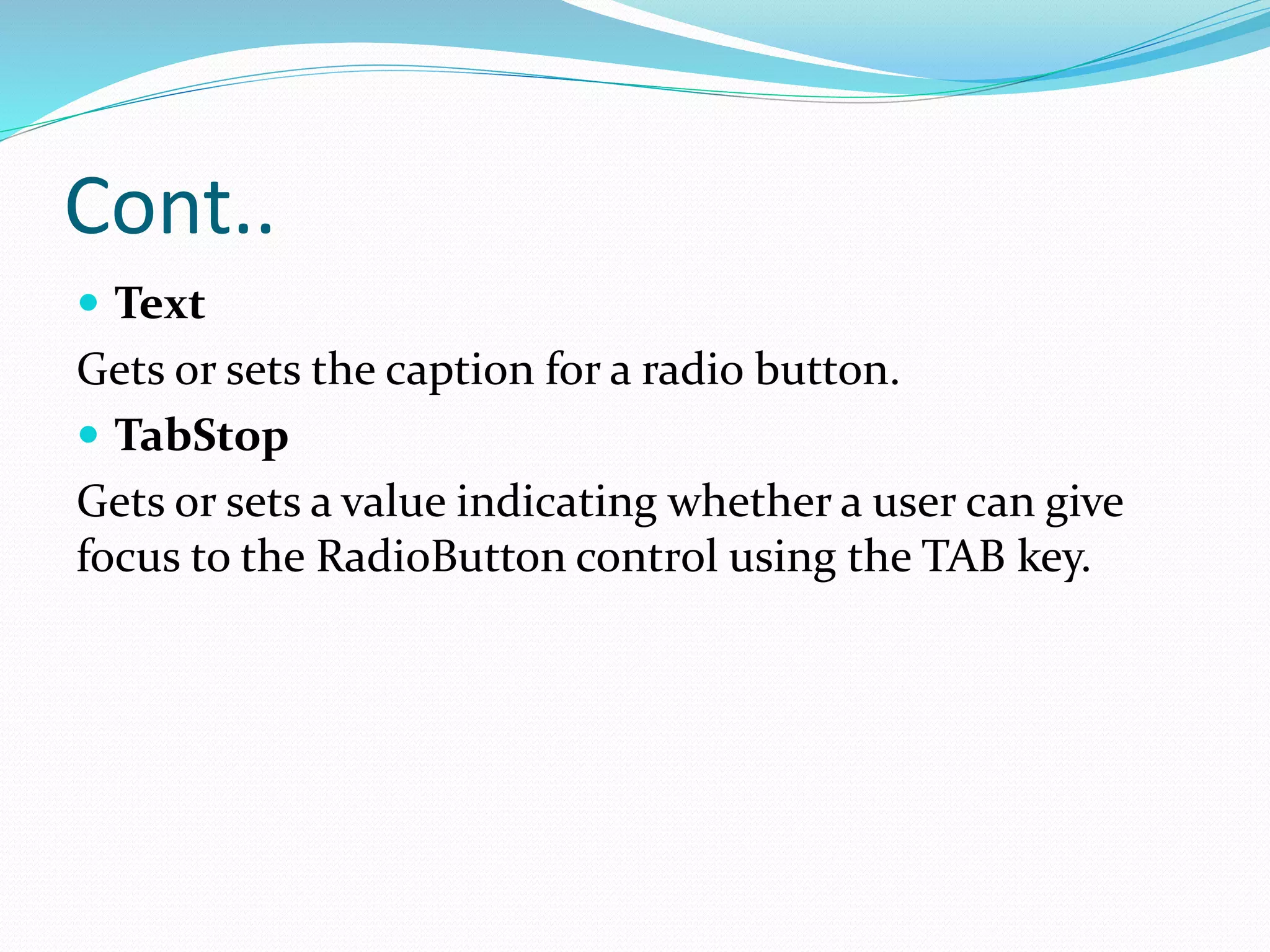 Radio button | PPTX