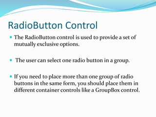 Radio button | PPTX
