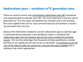 Radiocarbon dating archeological age determination by Carbon 14 | PDF