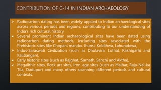 Radiocarbon dating / C-14 Absolute dating methods | PPTX