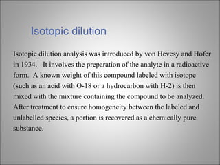 Radiochemical method | PPT