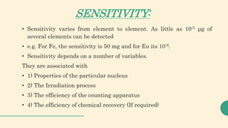 Radio chemical method of analysis | PPTX