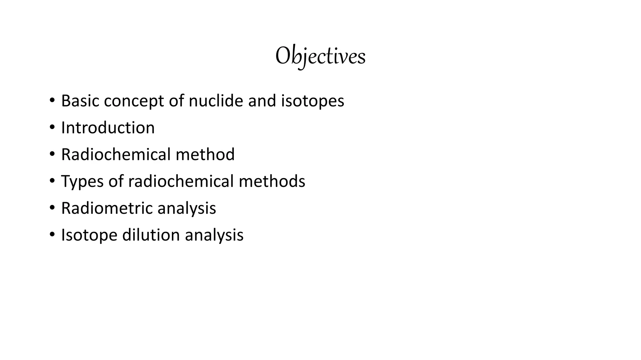 Radiochemical methods lec | PPTX