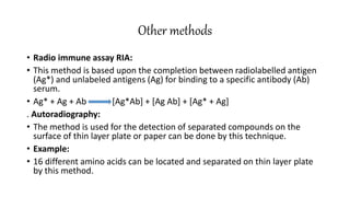 Radiochemical methods lec | PPTX