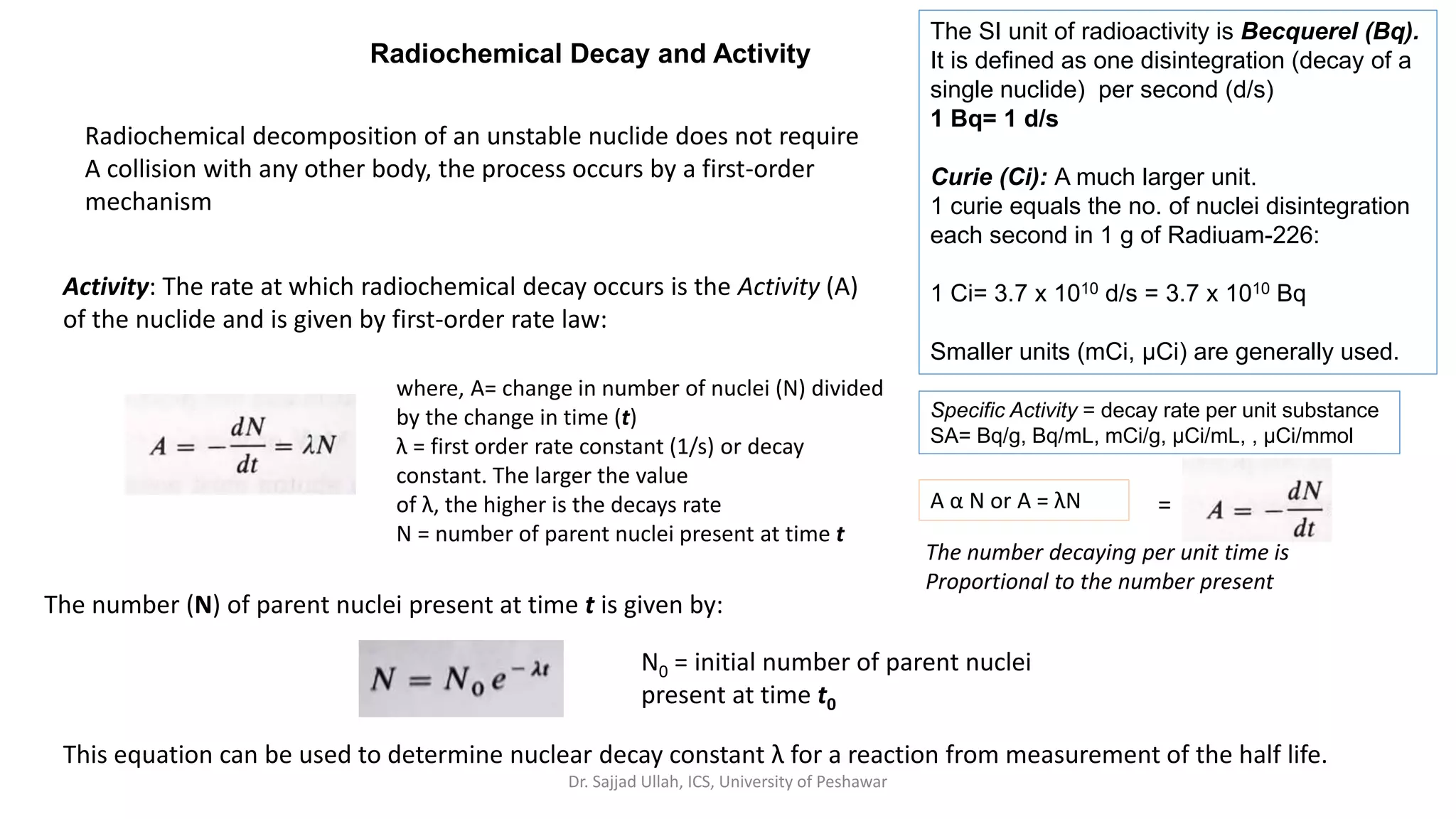 Radiochemical methods of analysis | PDF