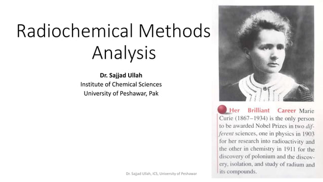 Radiochemical methods of analysis | PDF | Chemistry | Science