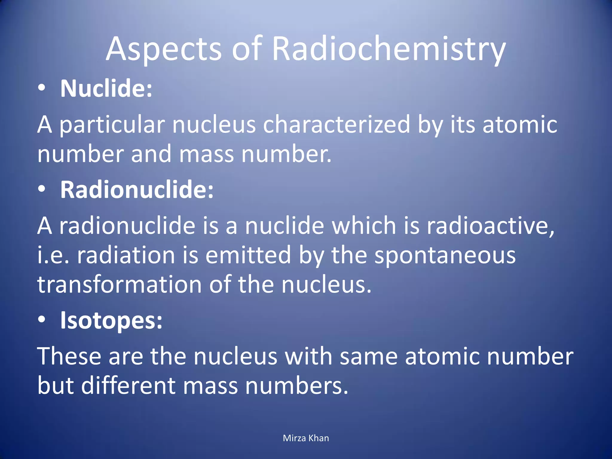 Radiochemical methods | PDF