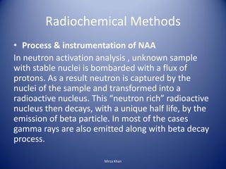 Radiochemical methods | PDF
