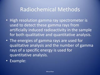 Radiochemical methods | PDF