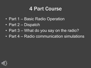 Radio comms class for centrelearn part 0 introduction | PPT