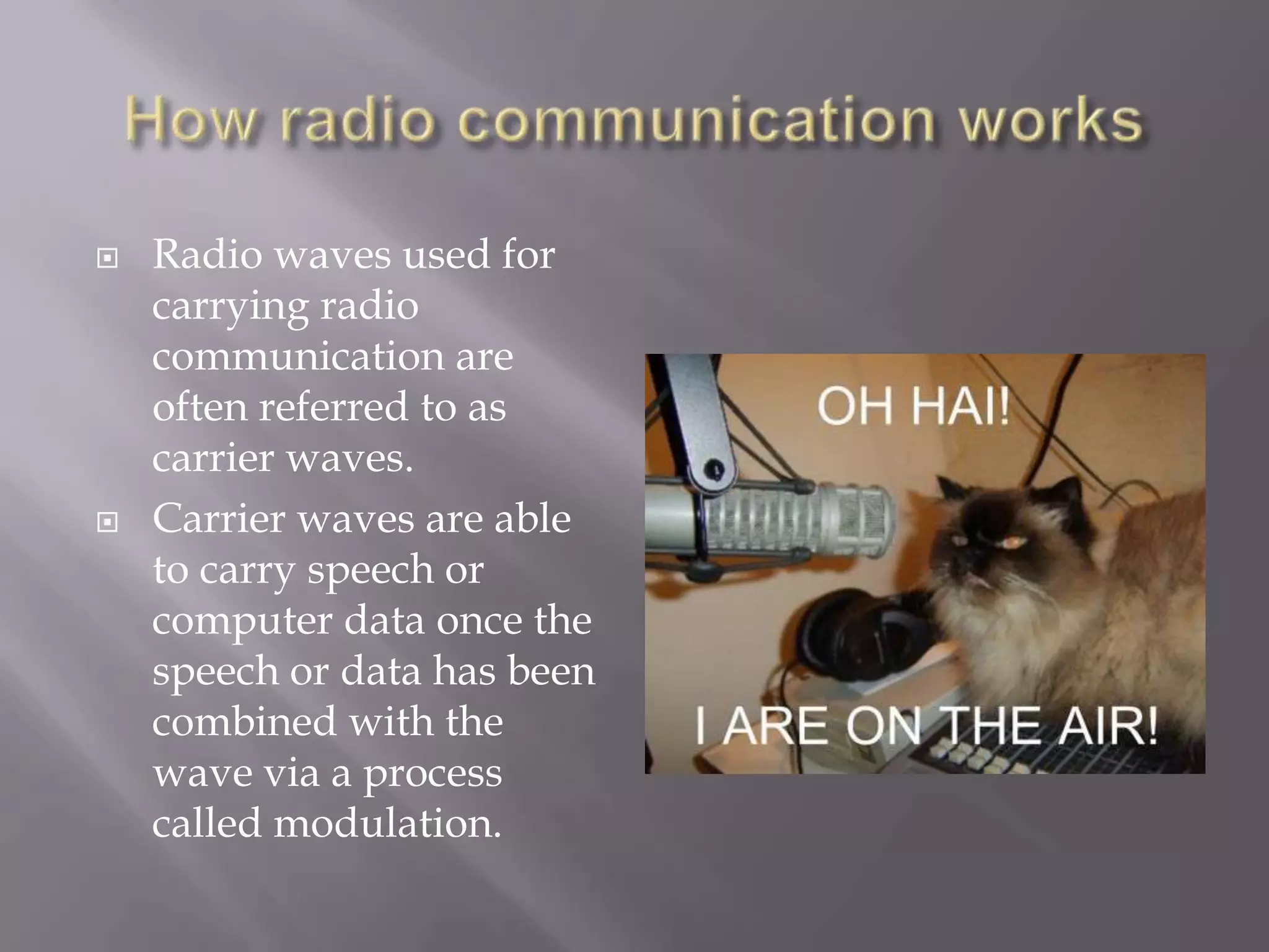 Radio communication | PPT