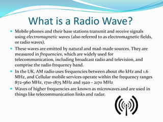 Radio communication and the mobile phone | PPTX