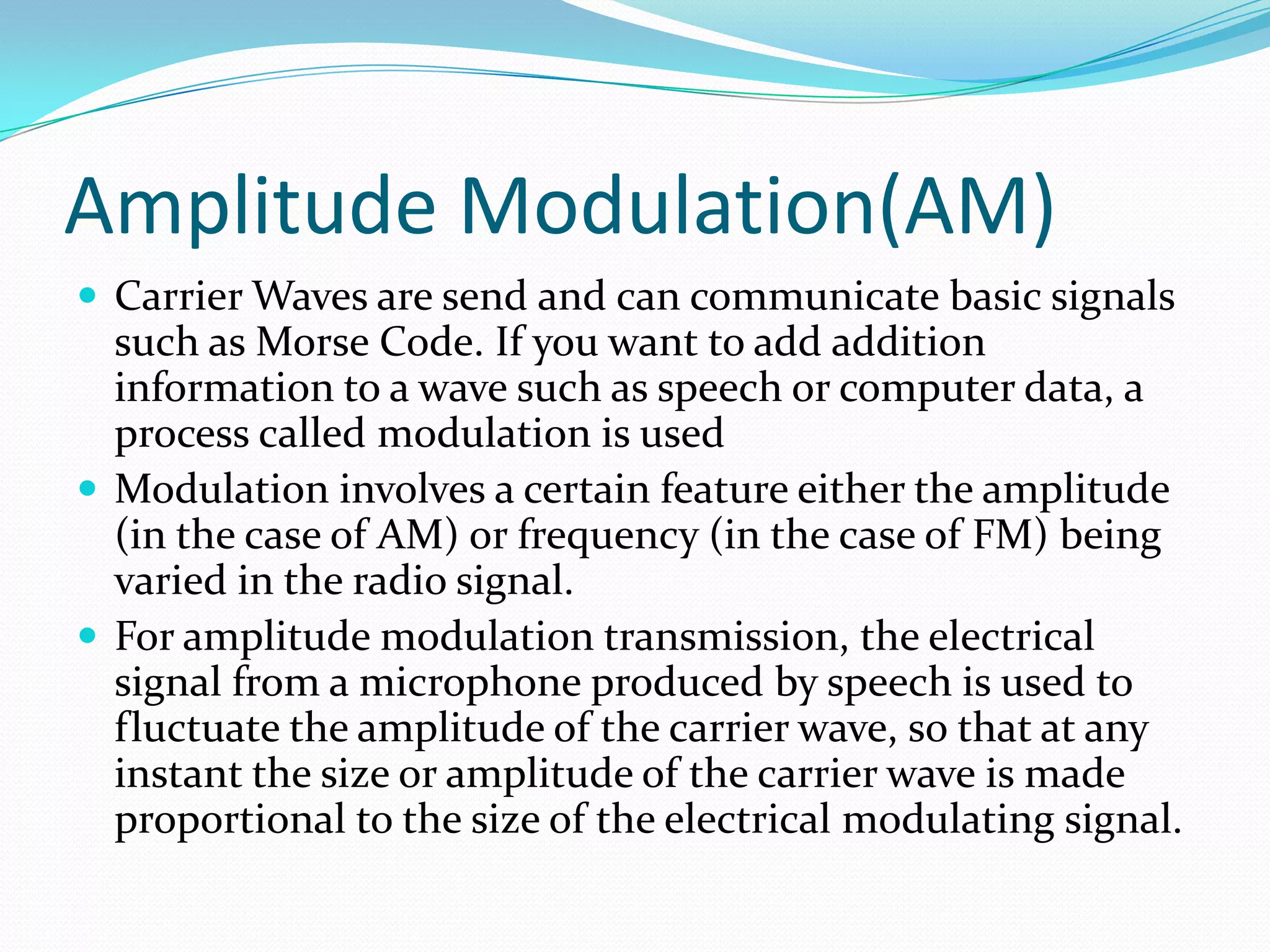 Radio communication presentation | PPTX