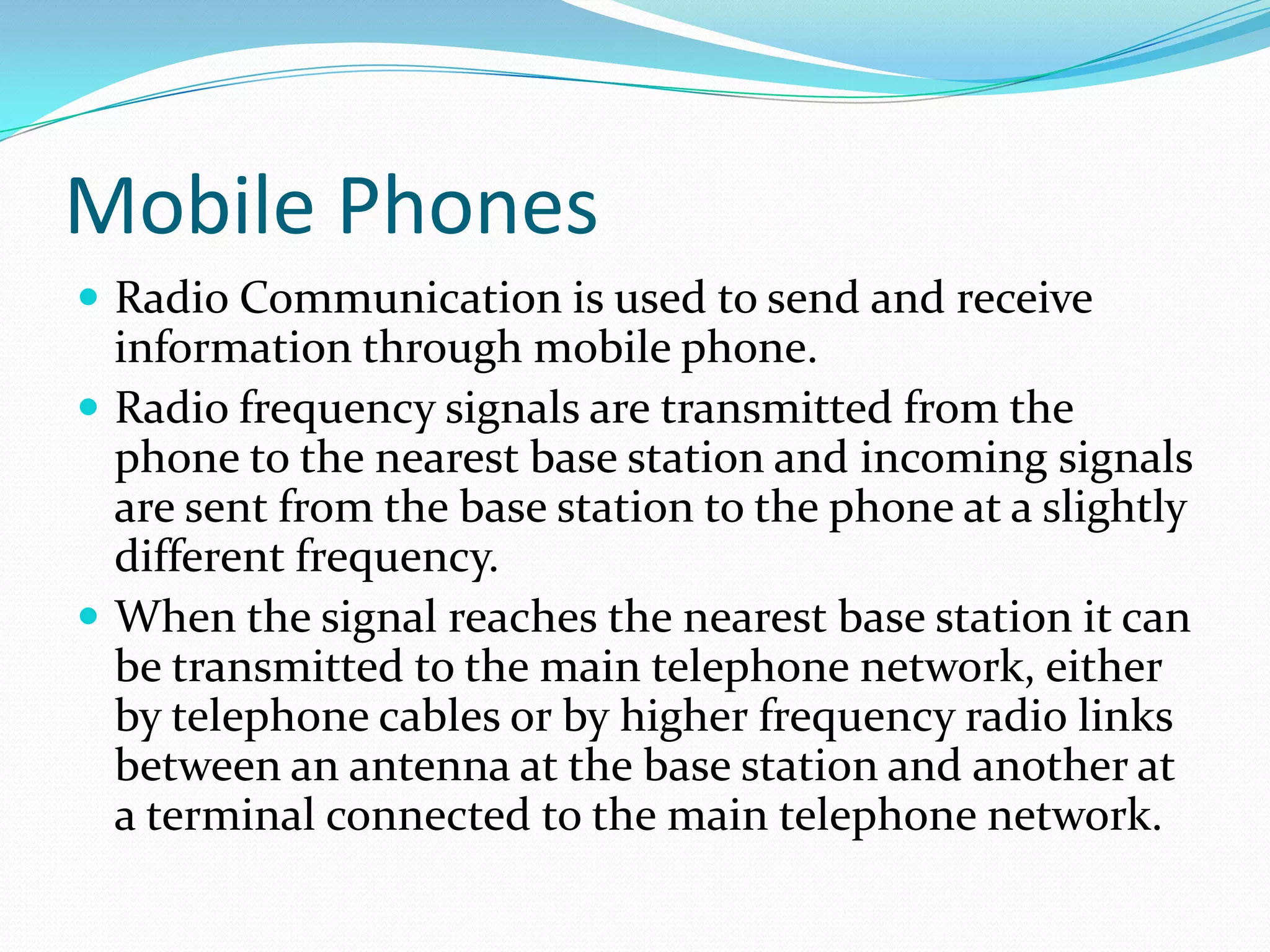 Radio communication presentation | PPTX