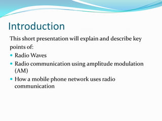 Radio communication presentation | PPTX