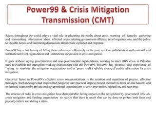 Radio & Crisis Mitigation | PPT