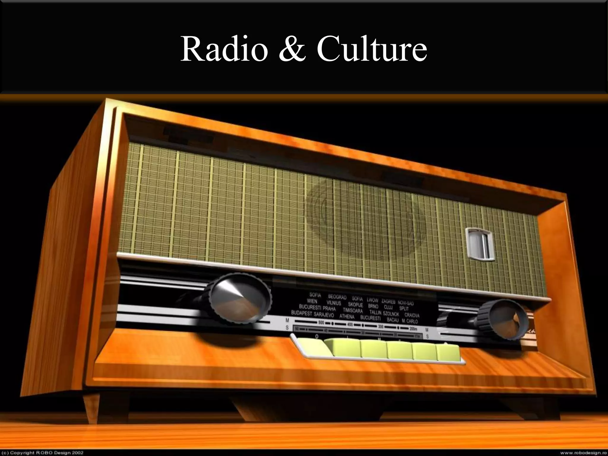 Radio & Culture | PPTX