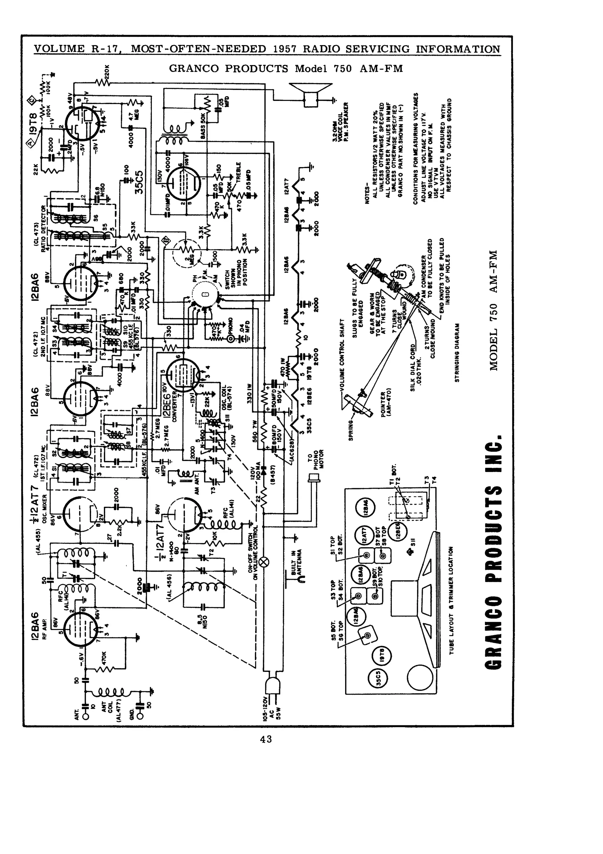 Radio diagrams 1957 | PDF