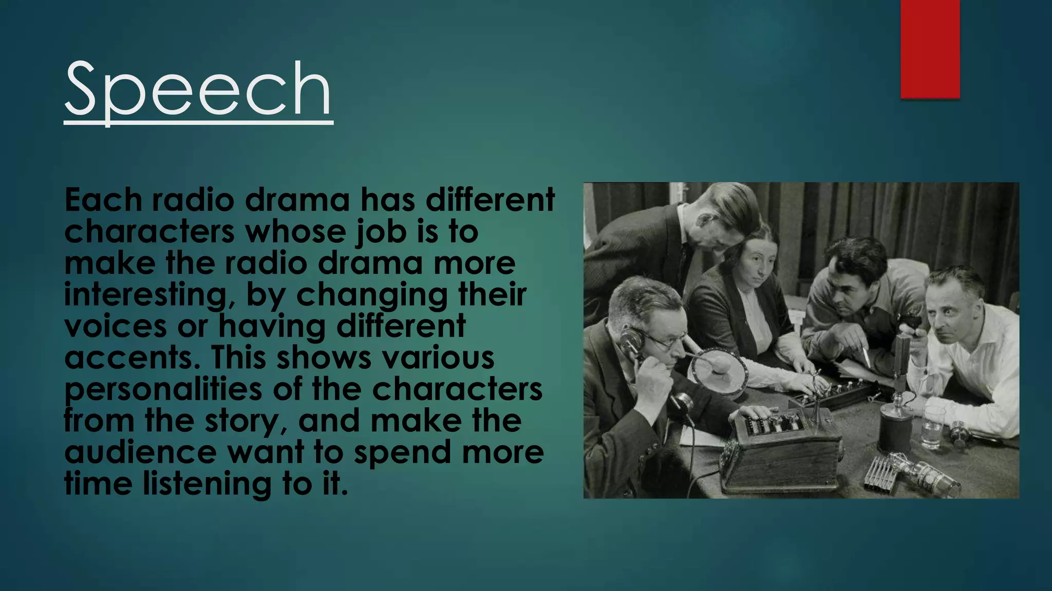 Radio drama presentation | PPTX