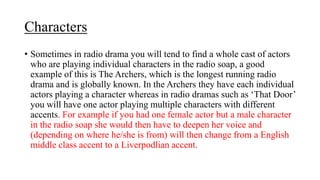 Radio drama presentation | PPT