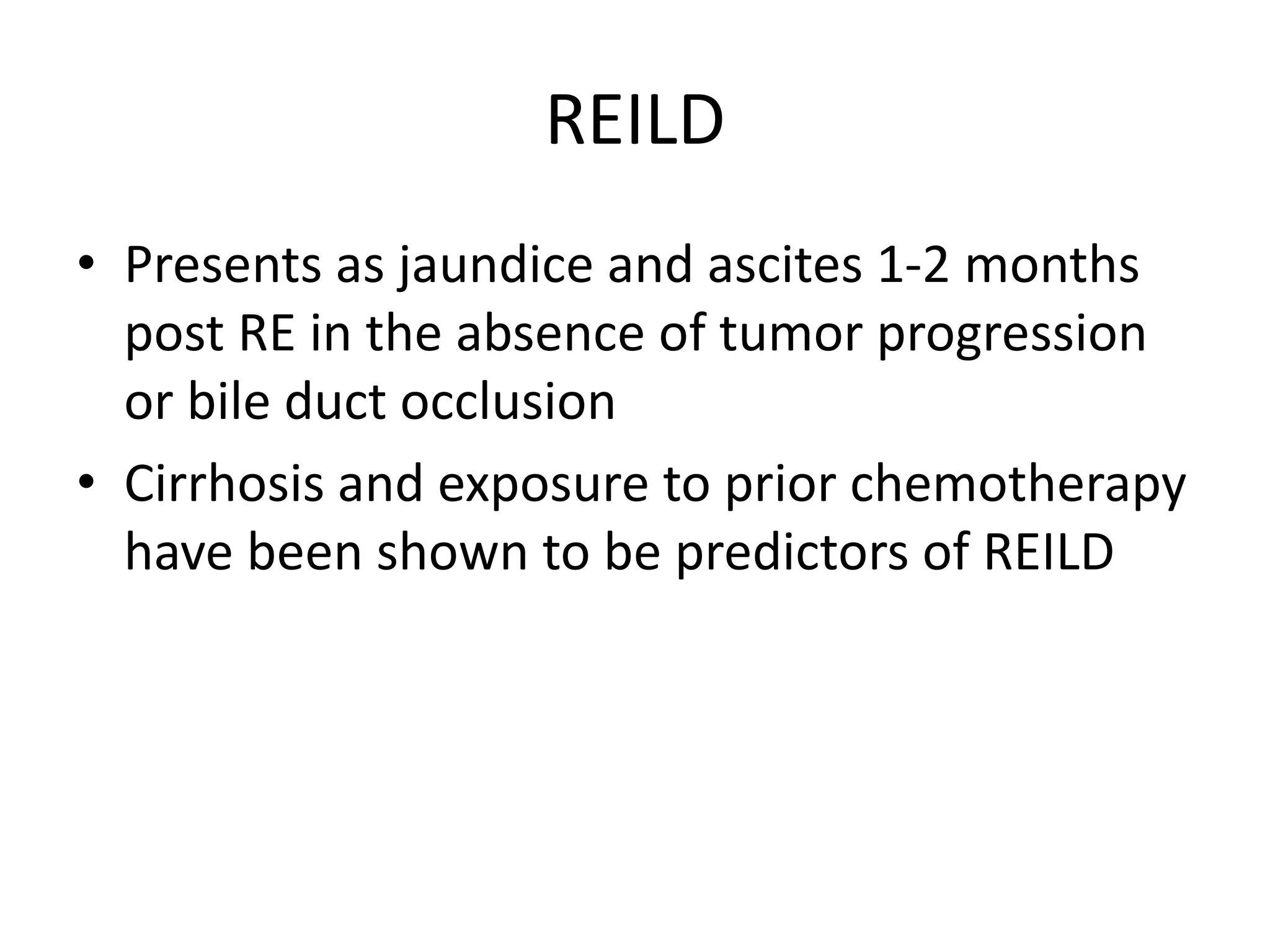Radioembolization induced liver disease, a brief and limited ...