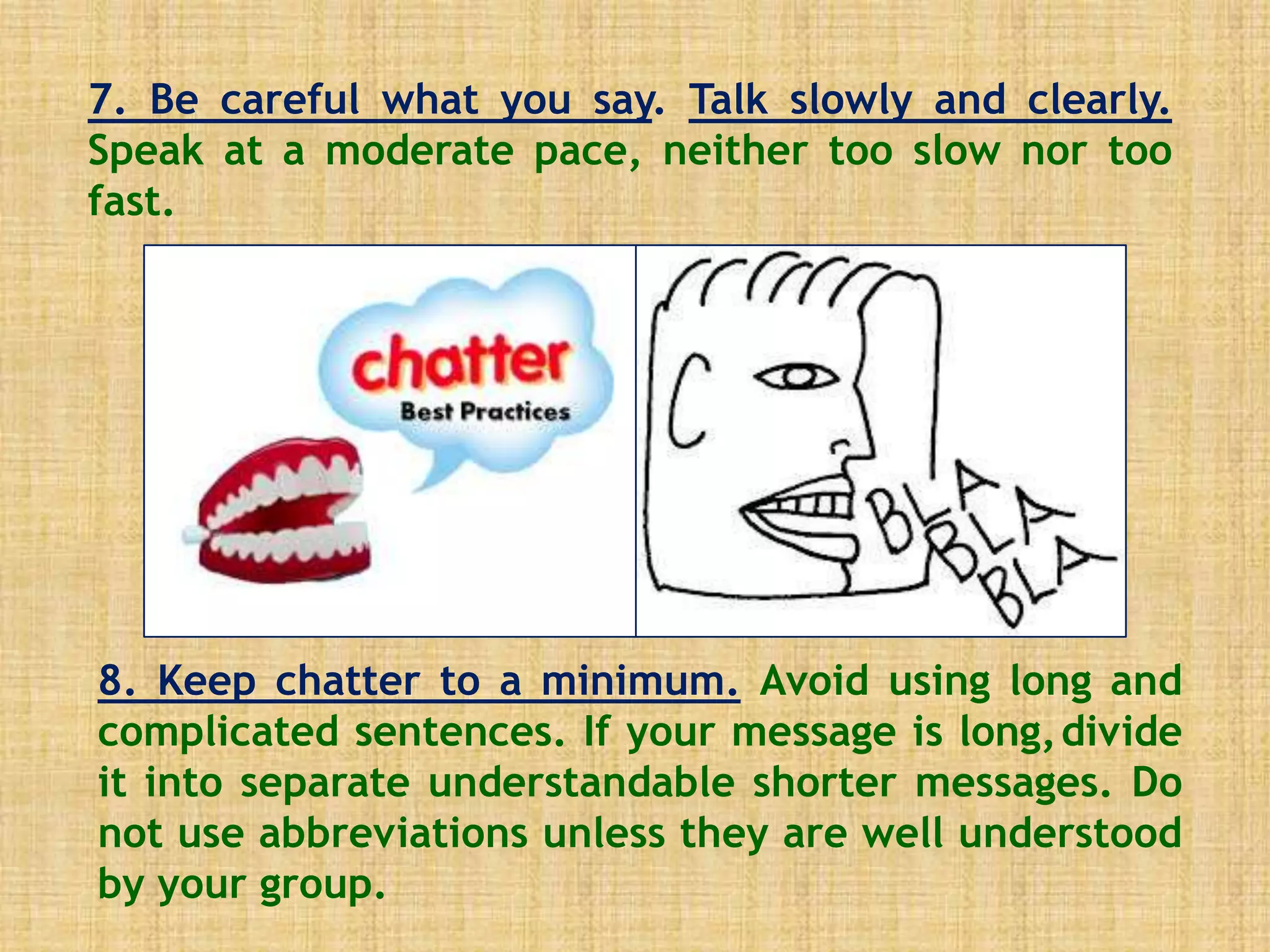 Radio etiqette guidelines | PPTX