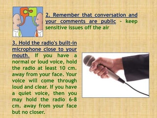 Radio etiqette guidelines | PPTX