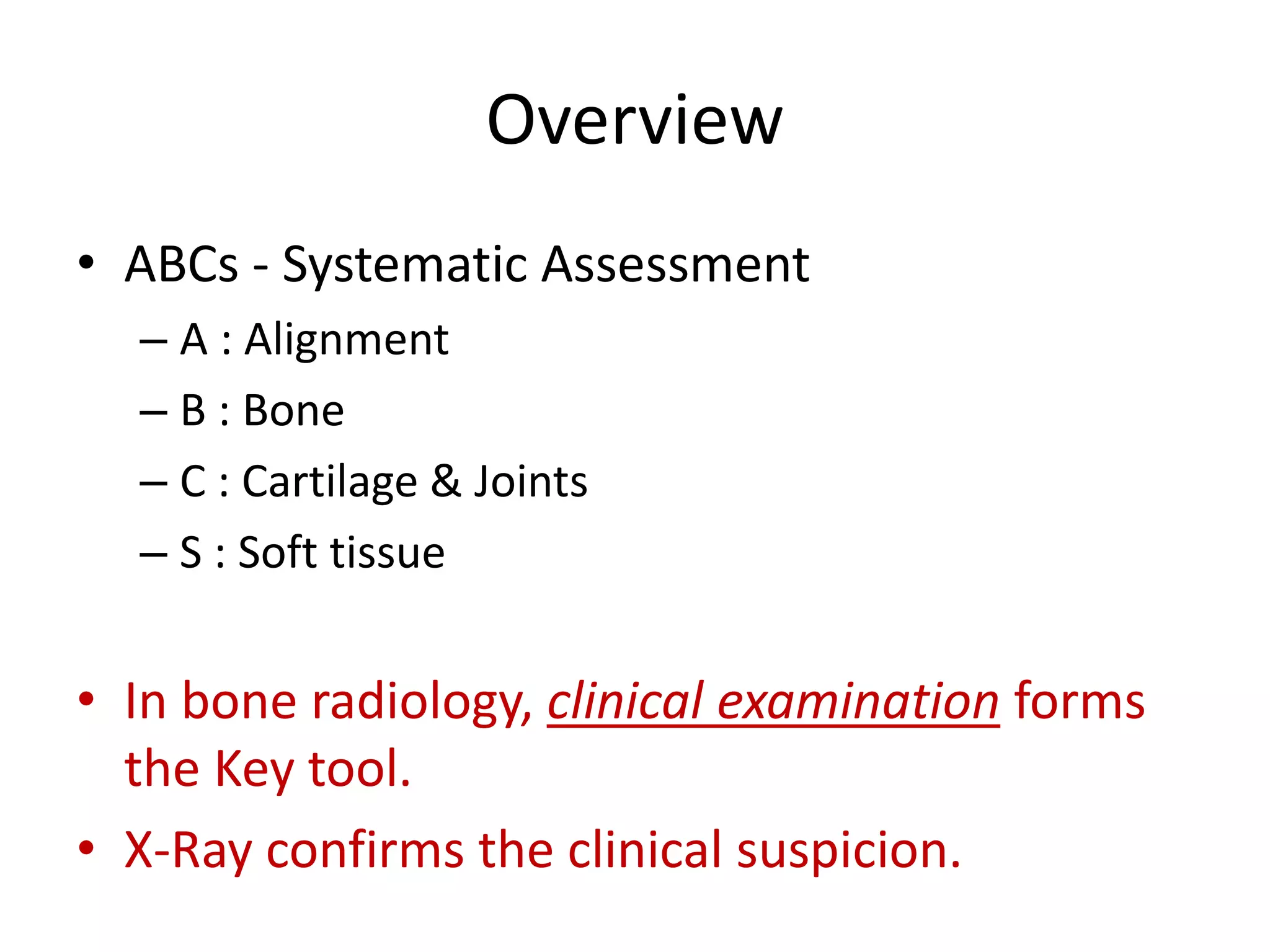 Radiological evaluation of Lower Limb in acute ED setting !! | PPTX
