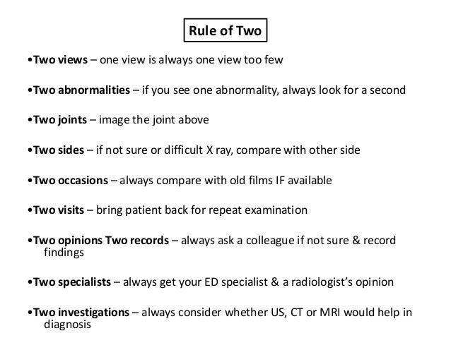 Radiological evaluation of Lower Limb in acute ED setting