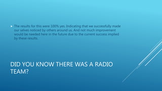 Radio evaluation lo3&4 | PPT