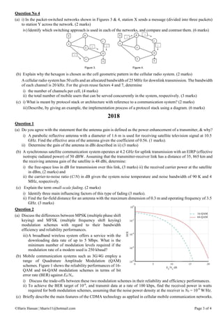 EE402B Radio Systems and Personal Communication Networks notes | PDF