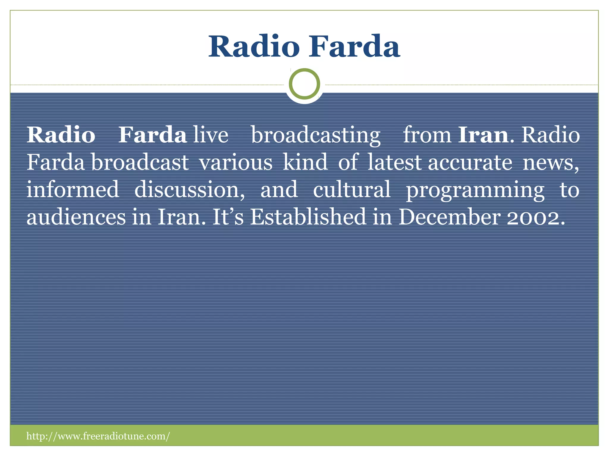 Radio farda | PPT