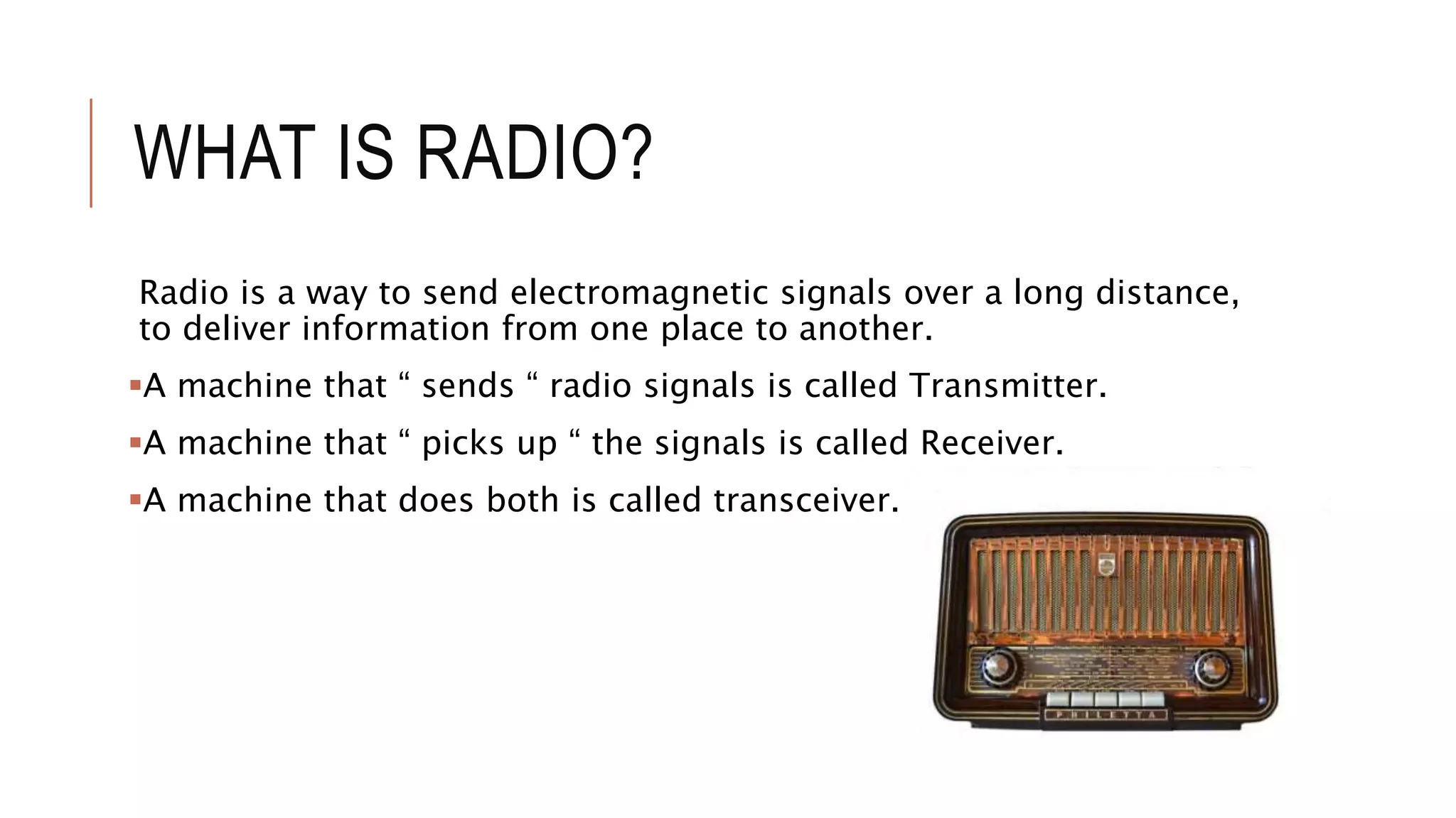Radio formats | PPTX