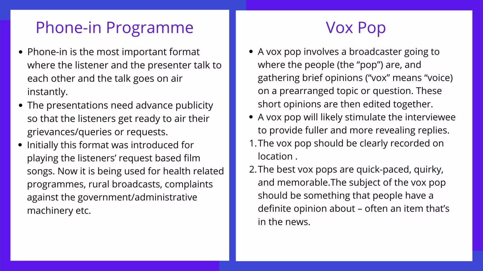 Different types of Radio Formats | PDF