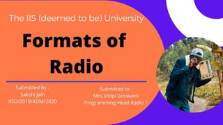 Different types of Radio Formats | PDF